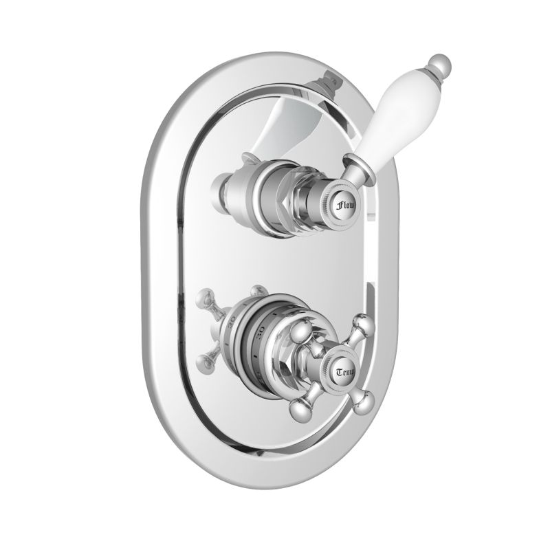 Just Taps Vintage thermostatic shower valve