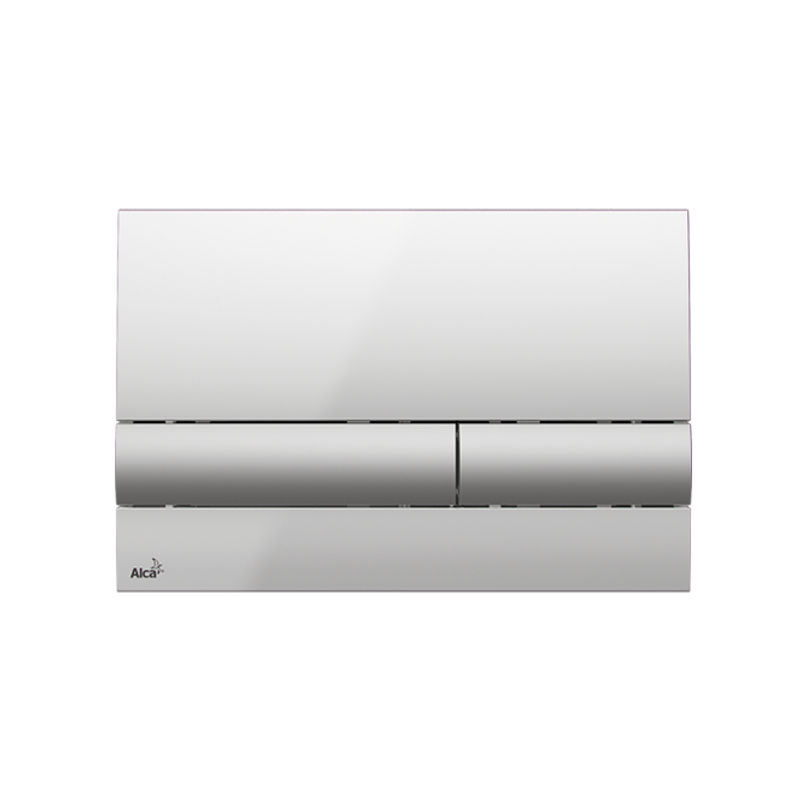 Alca Basic Flush Plate – Chrome/Matt Chrome