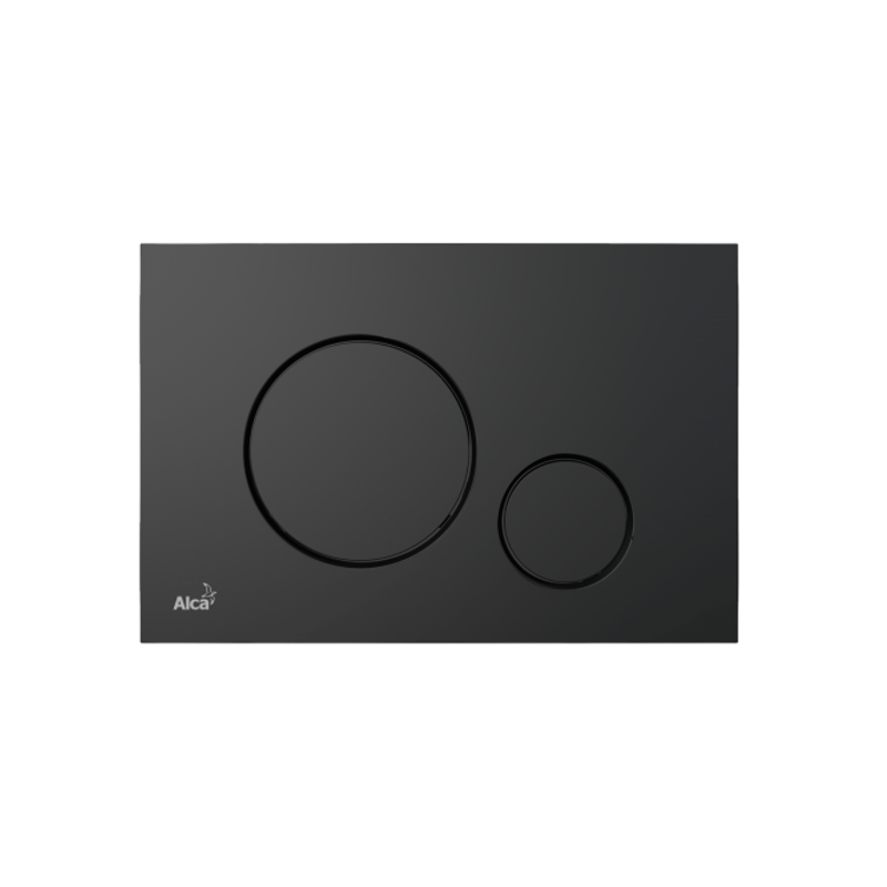 Alca Thin Flush Plate (Round) - Matt Black