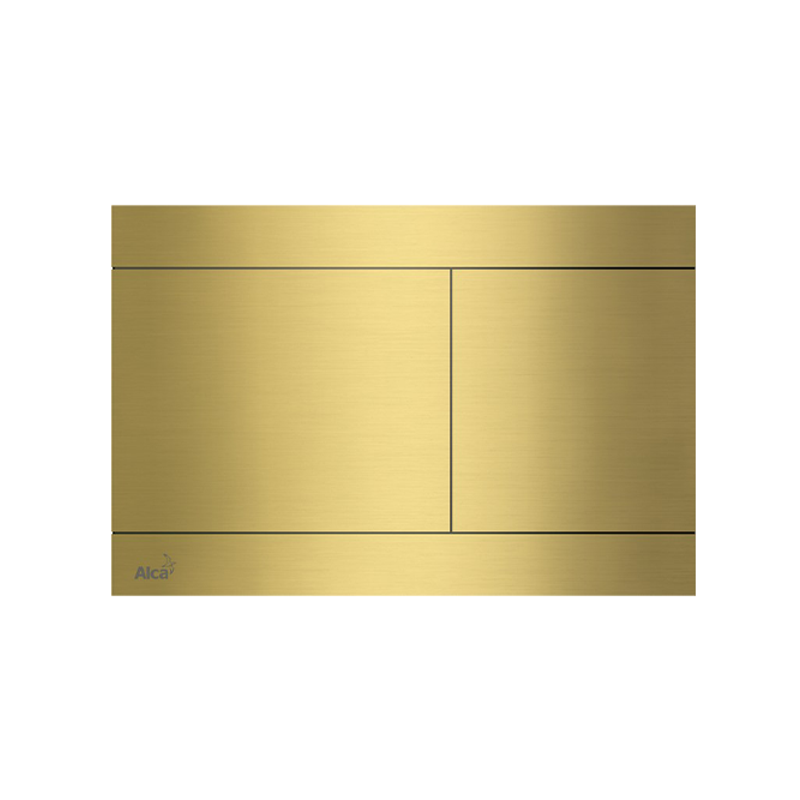 Alca Flat Metal Flush Plate – Brass