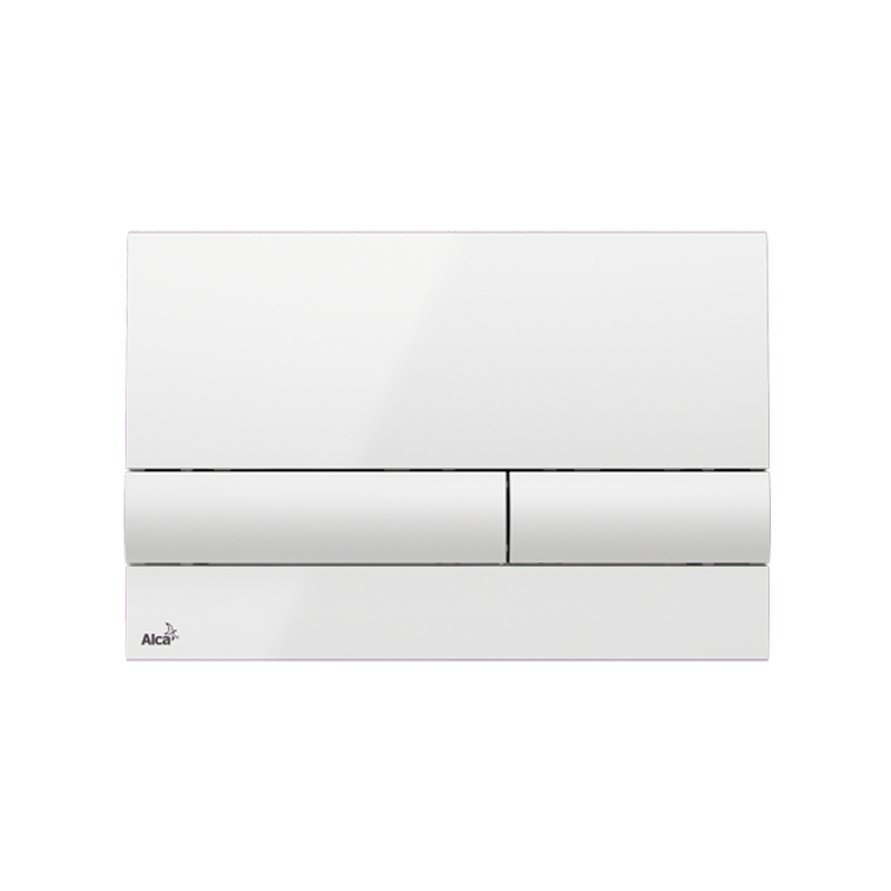 Alca Basic Flush Plate – White
