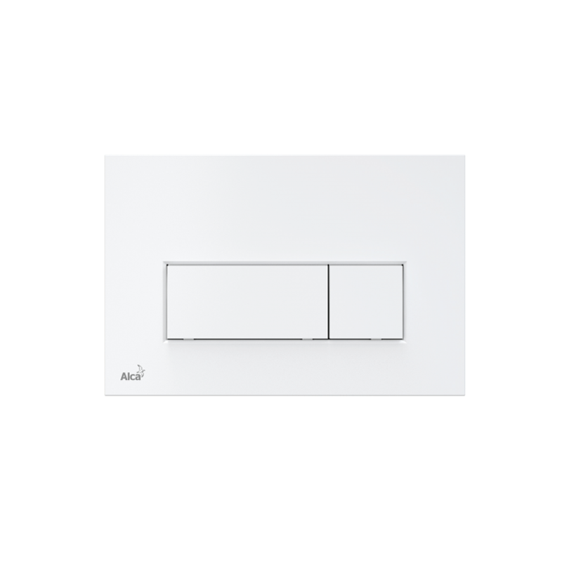Alca Thin Flush Plate (Rectangular) - White