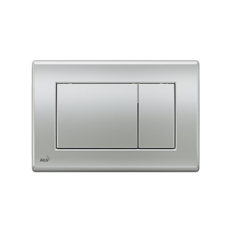 Alca Basic Flush Plate (rectangular) – Matt Chrome