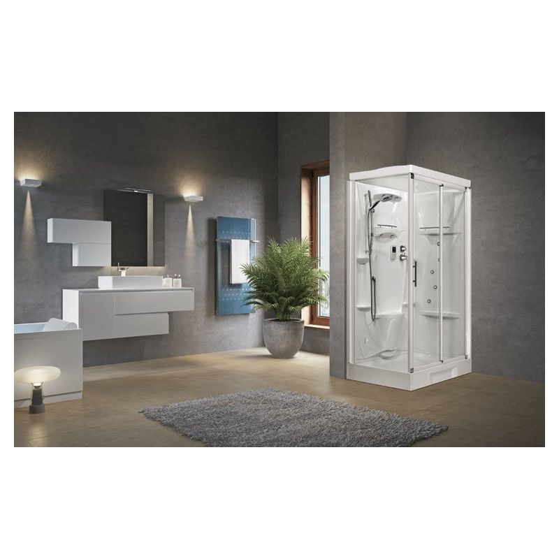 Novellini New Holiday R90 Hydromassage Quadrant Shower Enclosure