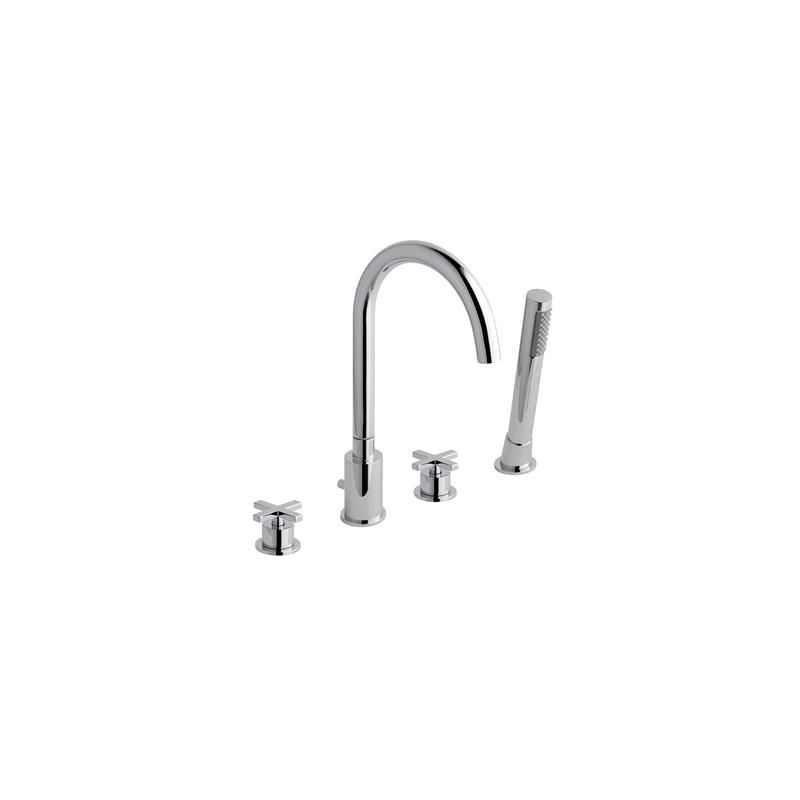 Eastbrook Prado Star 4 Tap Hole Bath Shower Mixer Tap (BSM) Chrome
