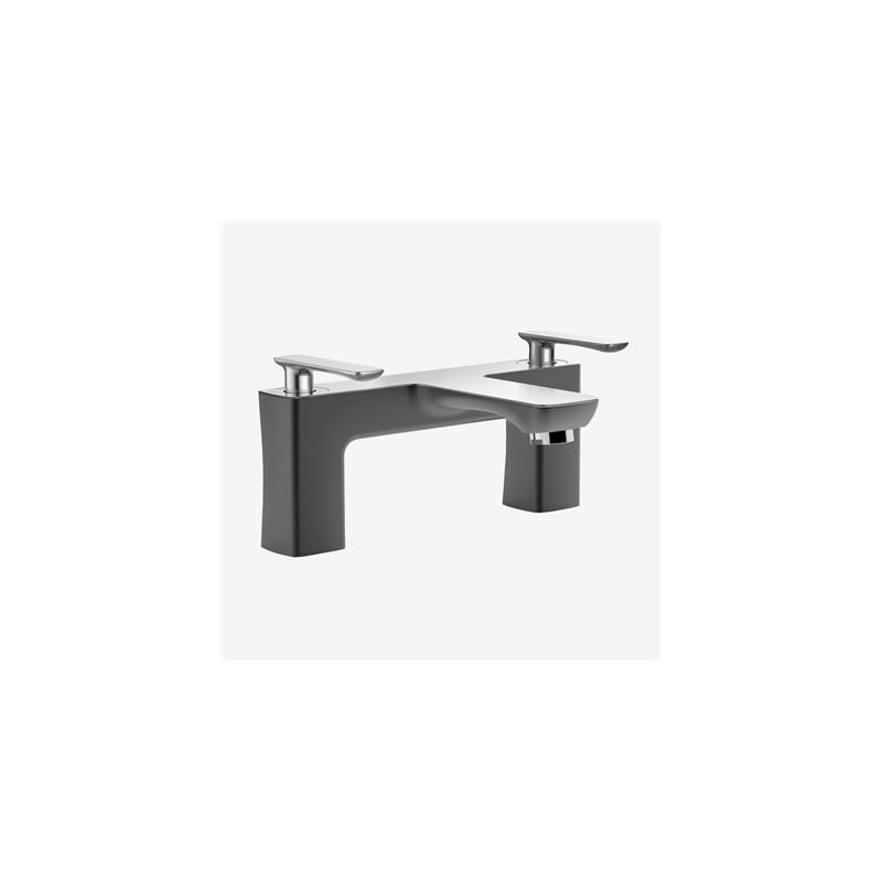 Eastbrook Helston Bath Filler Tap Smooth Anthracite