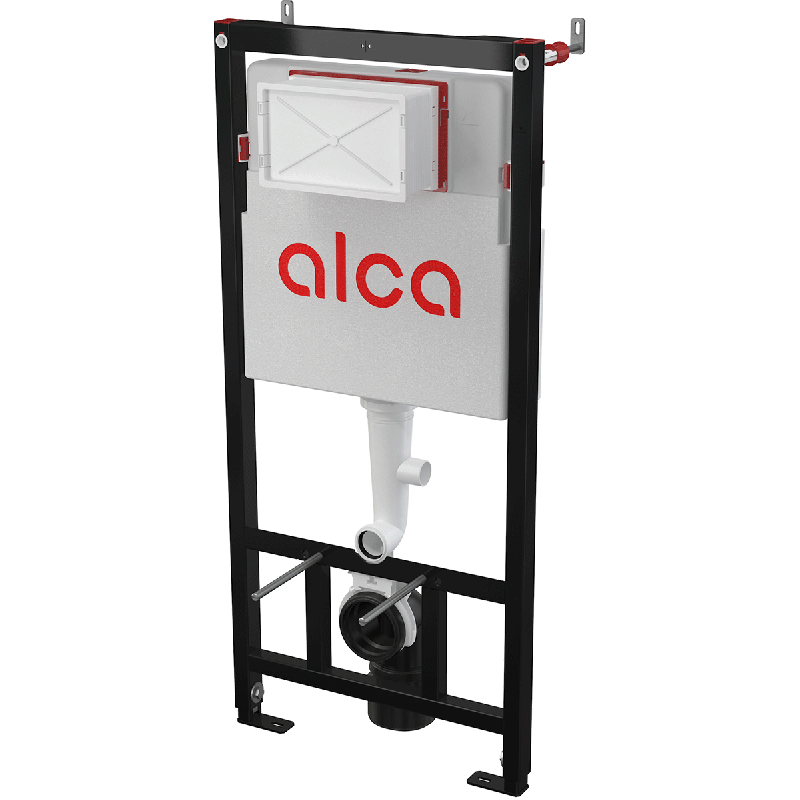 Alca 1.12m frame & cistern (12cm deep) WRAS air gap