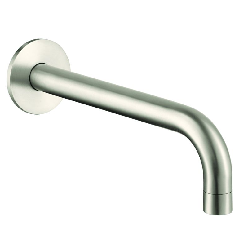 Just Taps Inox Bath Spout, 250mm Spout
