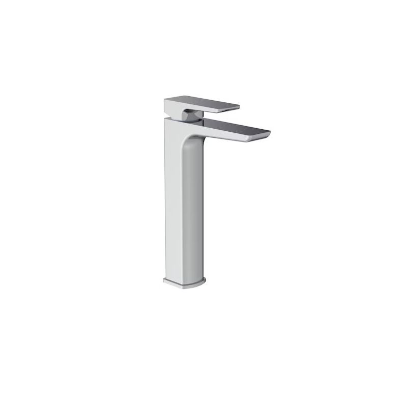 Saneux FUJI tall basin mixer & clicker waste - Chrome