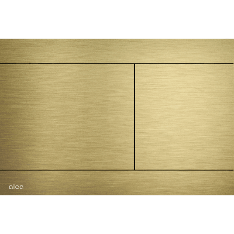 Alca Fun Flat Flush Plate - PVD Brushed Gold