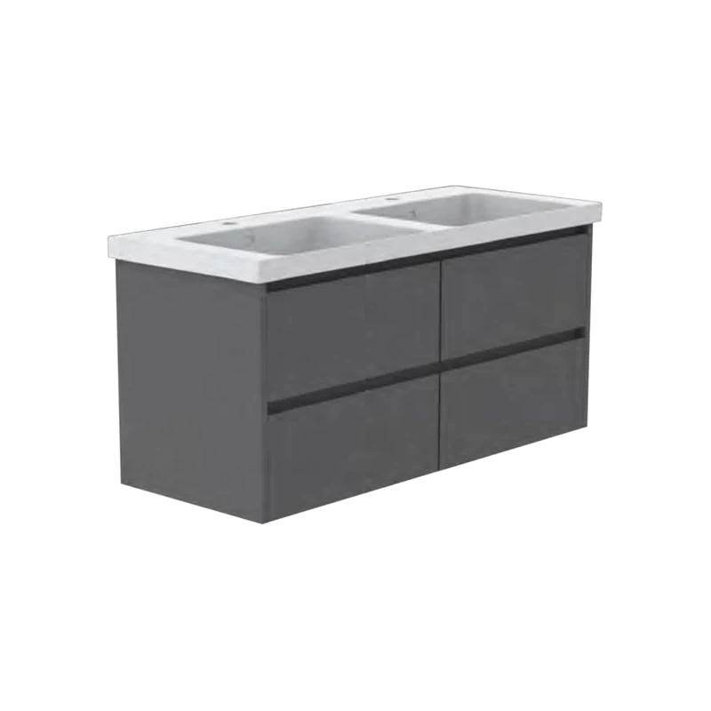 GSI Norm 125 x 50 4 Drawer Vanity Unit