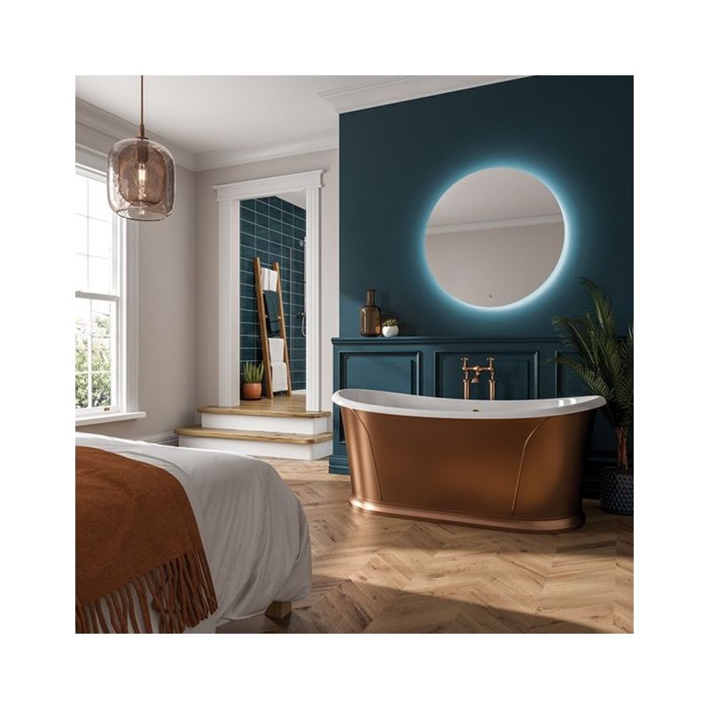 HiB Theme 100 Round LED Bathroom Mirror 980mm Diameter
