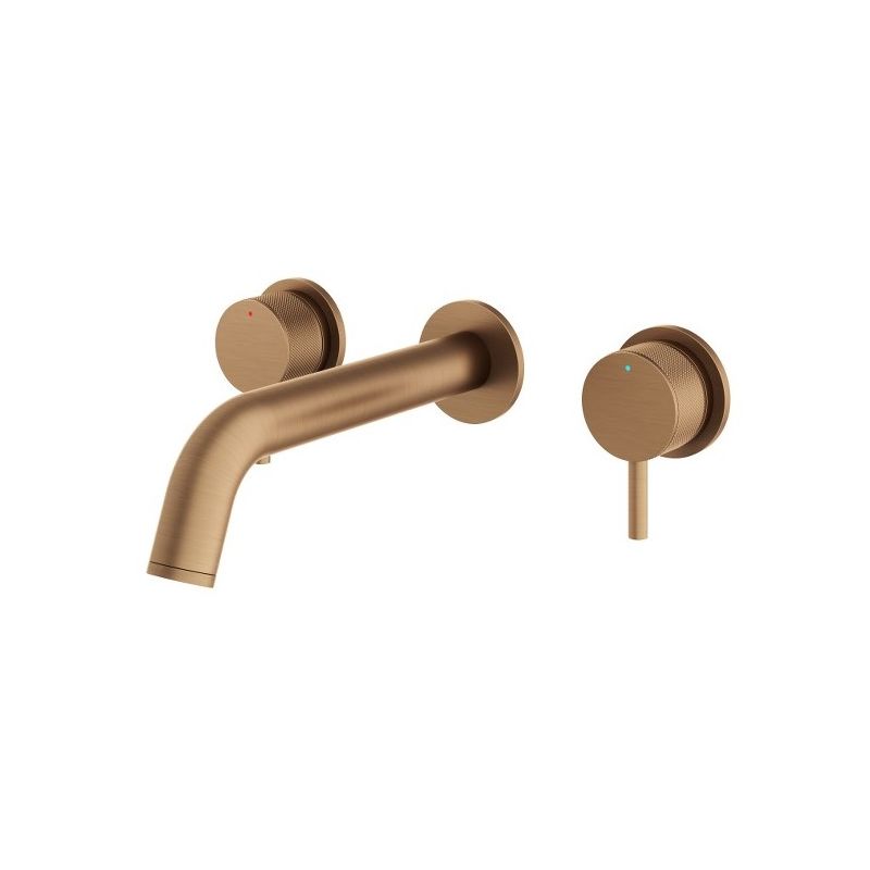 ABACUS ISO PRO CONCEALED BASIN MIXER BRUSHED BRONZE