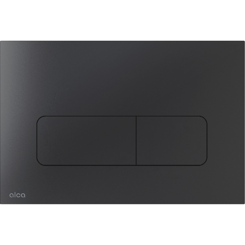 Alca Moon Flat Flush Plate 5mm Thick - Matt Black