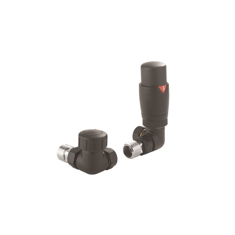 Crosswater Corner TRV - Matt Black