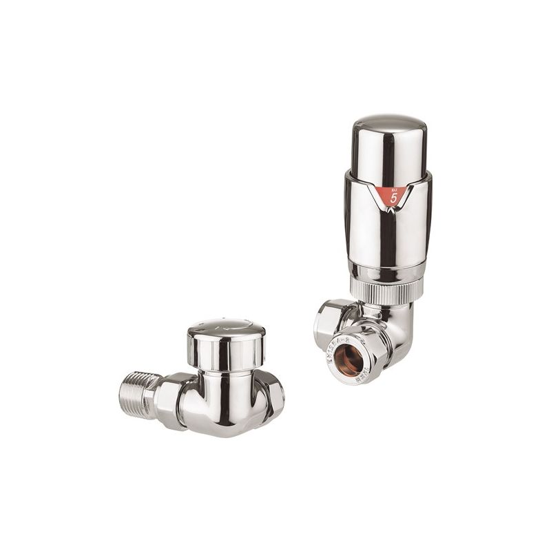 Crosswater Pier 15mm Corner Valve TRV – Chrome