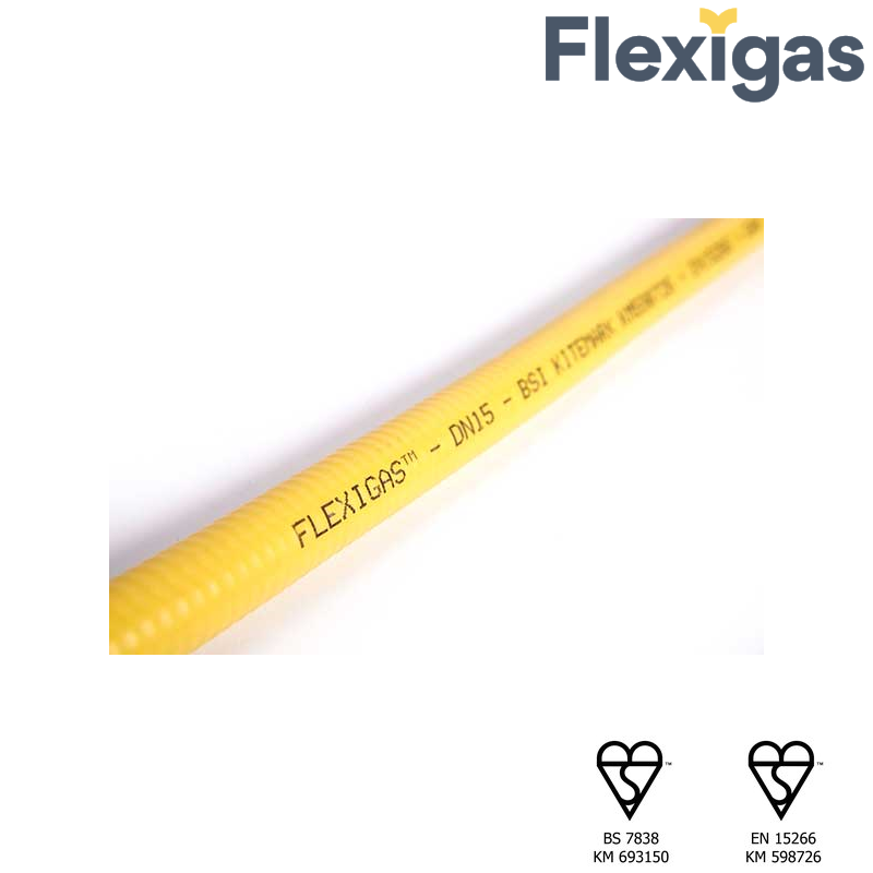 Flexigas Flexible Stainless Steel Gas Pipe 28mm