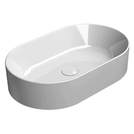 GSI Kube X 60 Oval Countertop Washbasin