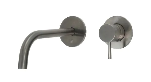 Just taps Vos Wall Mounted Single Lever Designer Handle Basin Mixer Tap ...