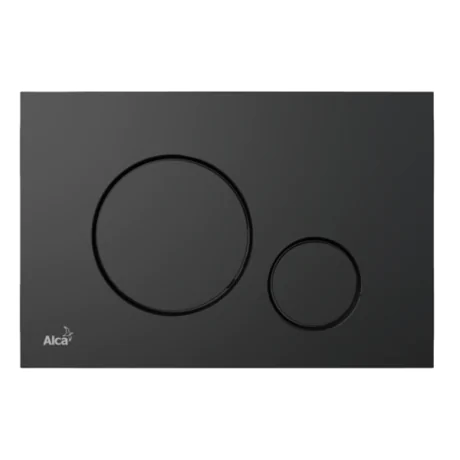 Alca Thin Flush Plate (Round) - Matt Black
