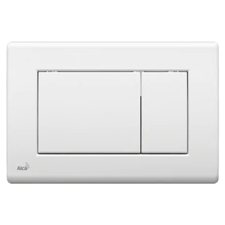 Alca Basic Flush Plate (rectangular) – White