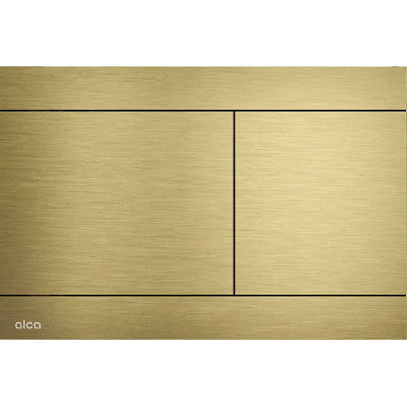 Alca Fun Flat Flush Plate - PVD Brushed Gold