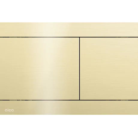 Alca Fun Flat Flush Plate - PVD Polished Gold