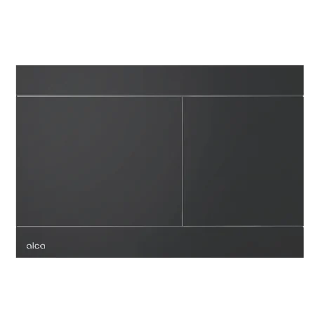 Alca Fun Flat Flush Plate 5mm Thick - Matt Black