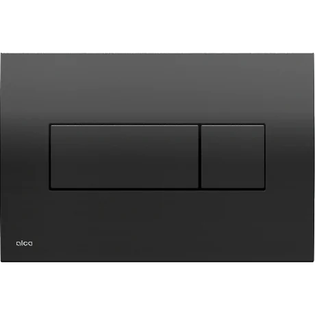 Alca Flush Plate (Slim Rectangular) - Gloss Black