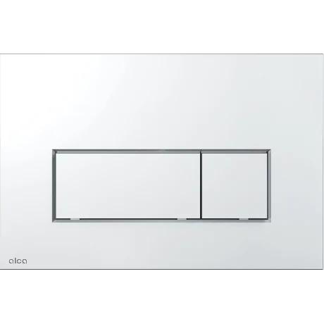 Alca Thin Flush Plate (Rectangular) - Polished Chrome